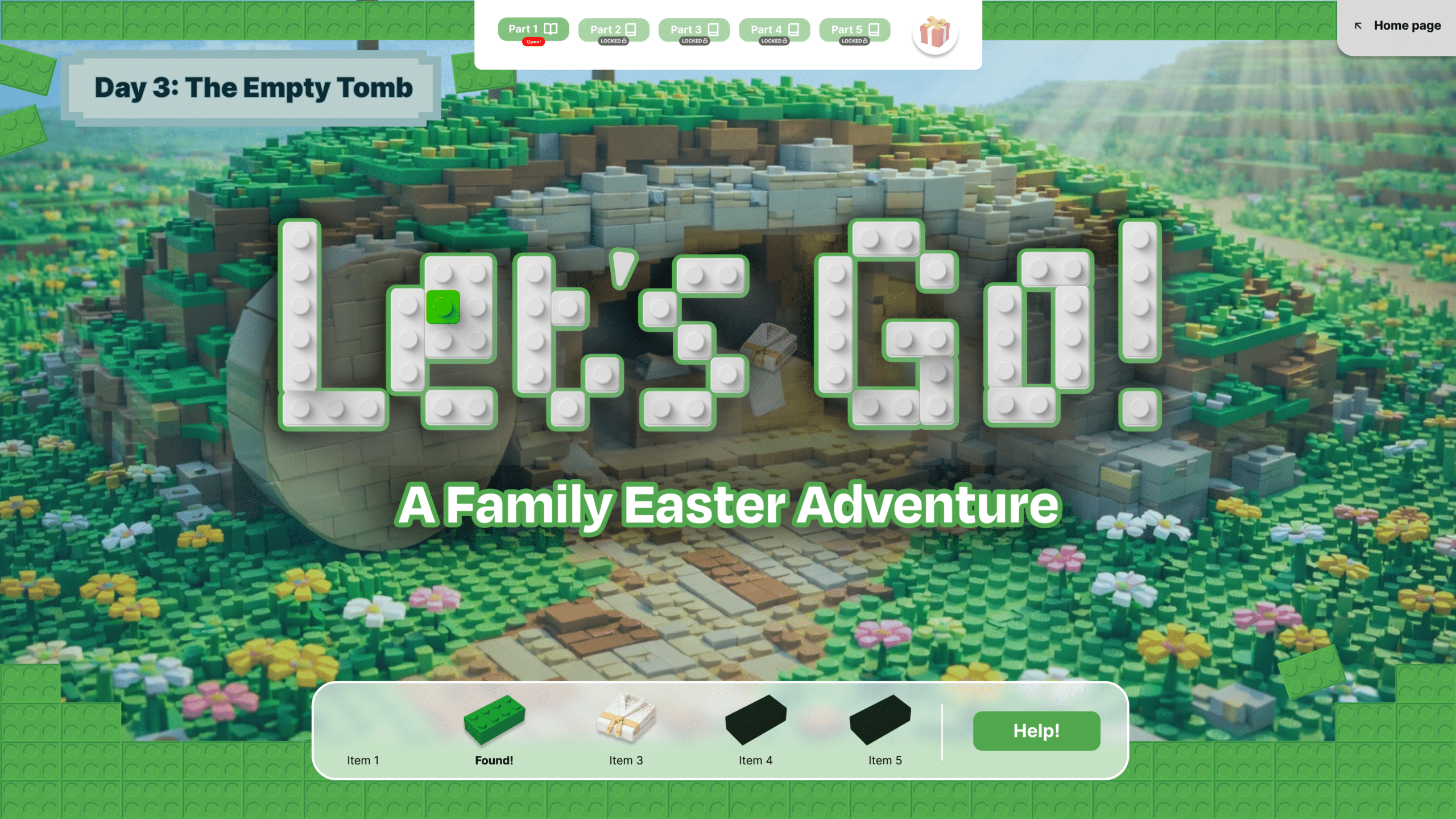 The Easter Story Brick by Brick - Faith In Kids